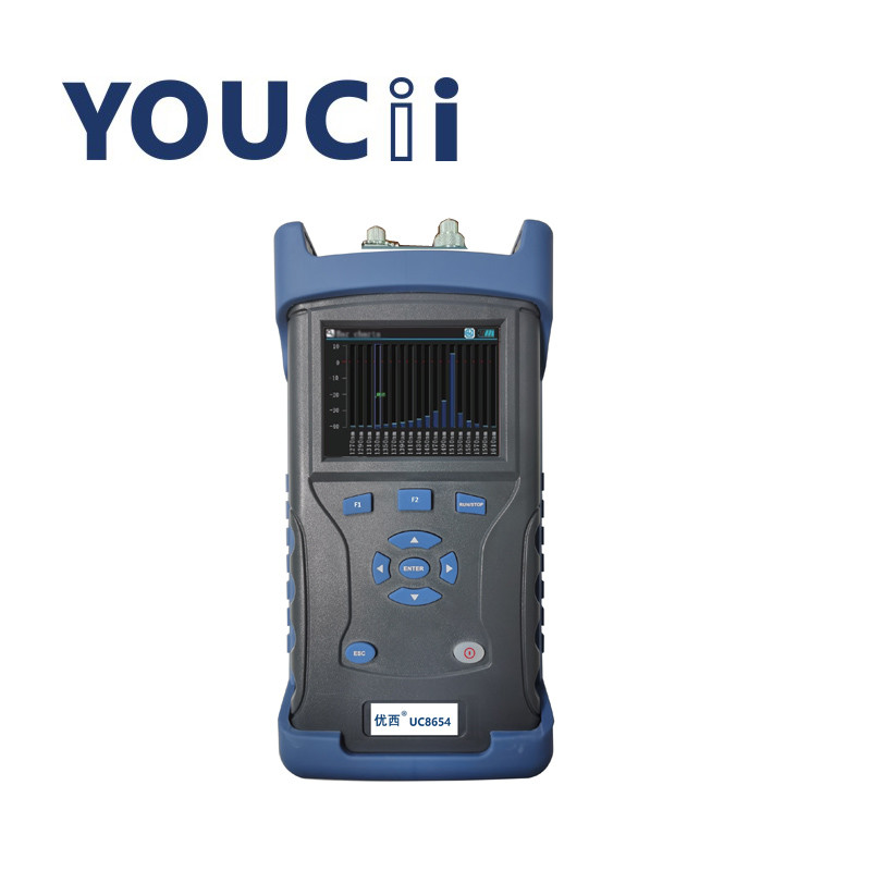 Hand Held Optic Fiber Tester Light Source Adjustable Output Power Good ...